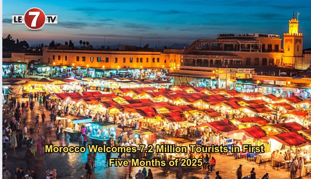 Morocco Welcomes 7.2 Million Tourists in First Five Months of 2025 ...