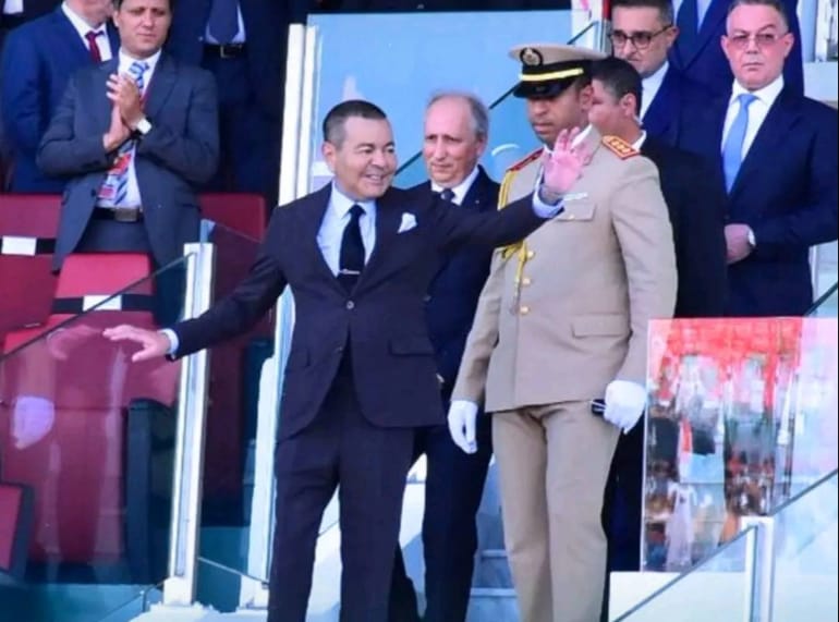 Throne Cup Final in Fez: His Royal Highness Prince Moulay Rachid Kicks ...