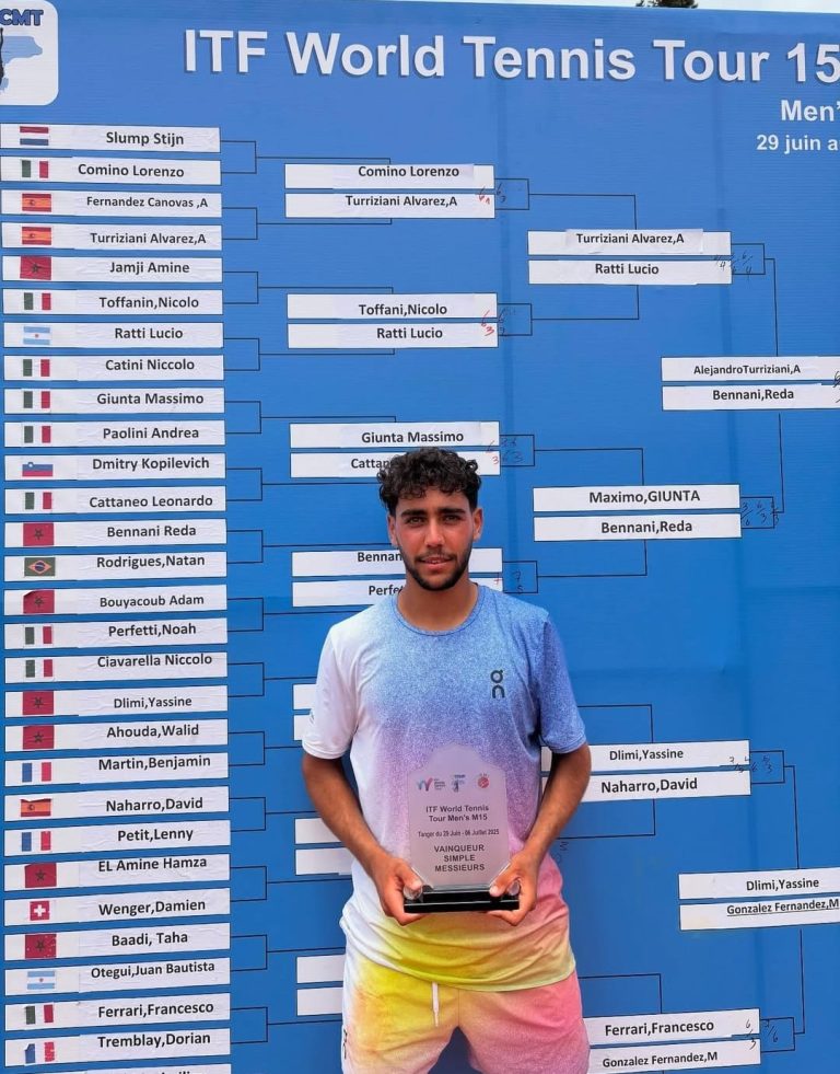 Reda Bennani, Rising Star of Moroccan Tennis, Claims First ...