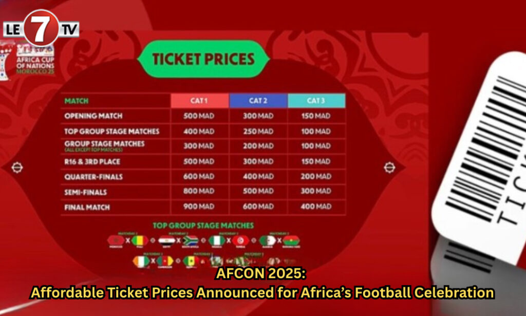 AFCON 2025: Affordable Ticket Prices Announced for Africa’s Football ...