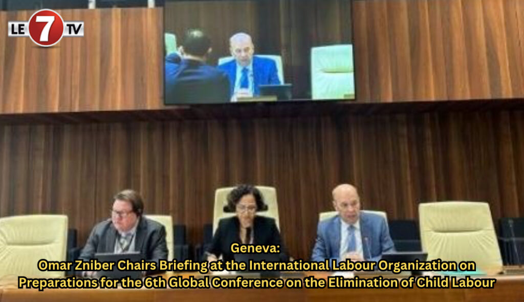 Geneva: Omar Zniber Chairs Briefing at the International Labour ...