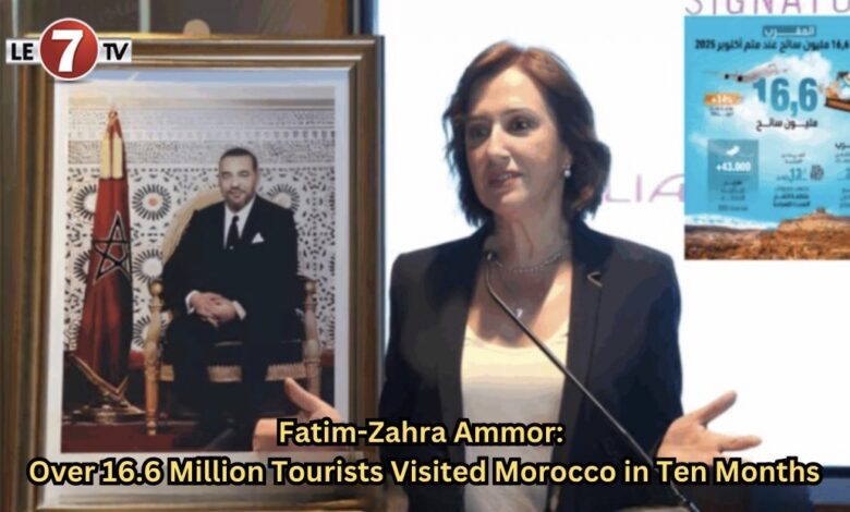 Fatim-Zahra Ammor: Over 16.6 Million Tourists Visited Morocco in Ten ...