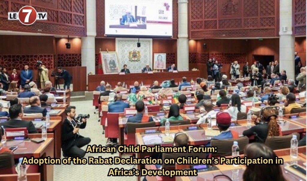 African Child Parliament Forum: Adoption of the Rabat Declaration on ...