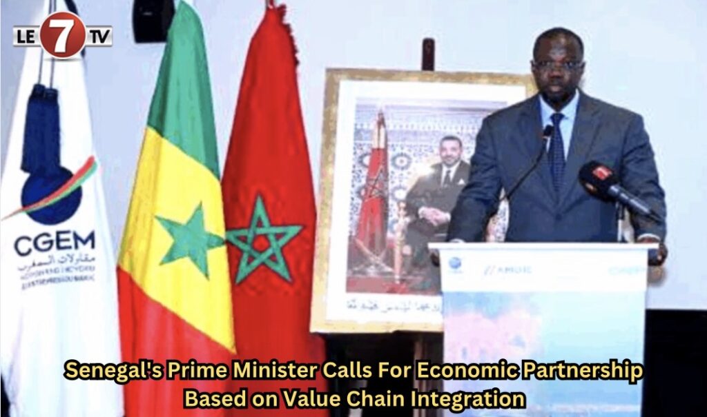 Senegal’s Prime Minister Calls For Economic Partnership Based on Value ...