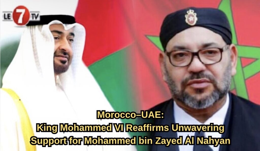 Morocco–UAE: King Mohammed VI Reaffirms Unwavering Support for Mohammed ...